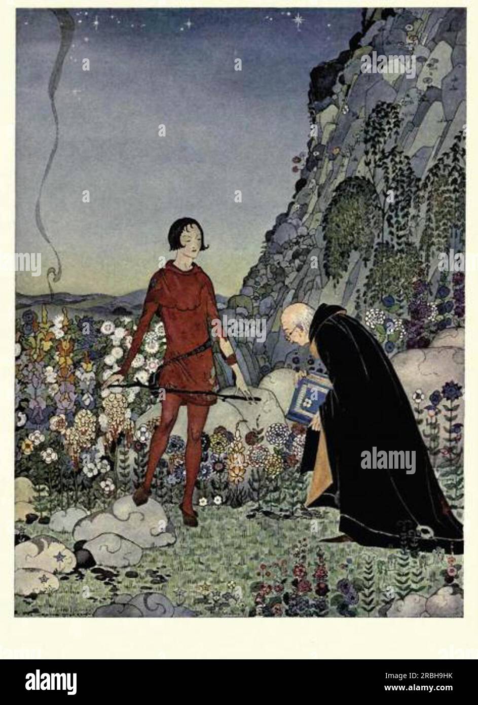 Old French Fairy Tales 1920 by Virginia Frances Sterrett Stock Photo ...