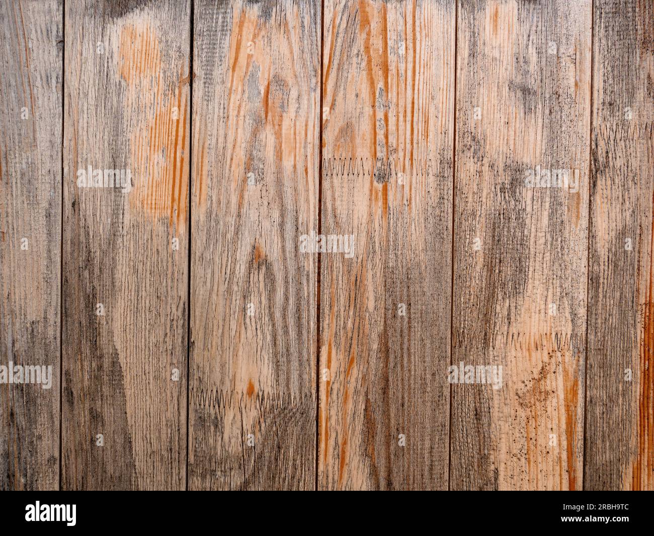 Old wooden aged weathered parallel vertical planks as background Stock ...