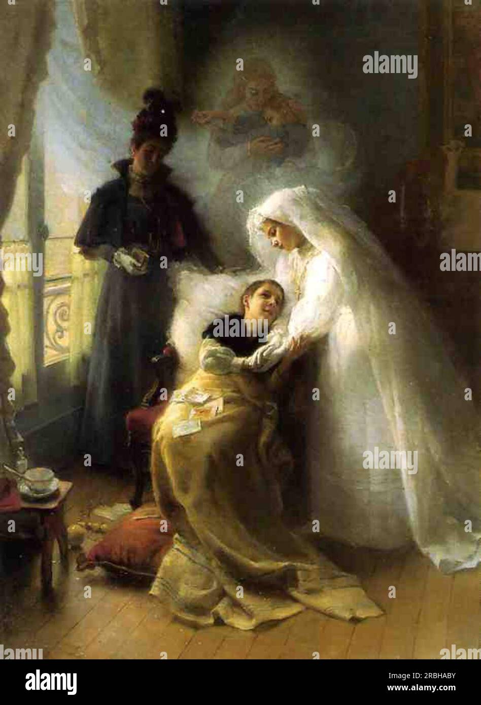 The Visit by Julius LeBlanc Stewart Stock Photo - Alamy