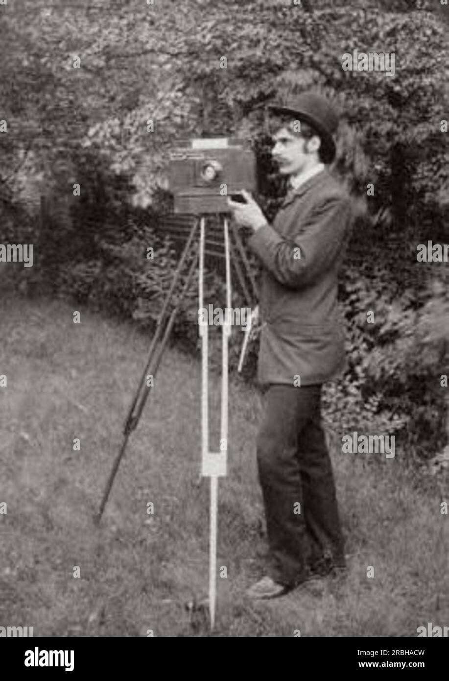 Self-portrait 1886 by Alfred Stieglitz Stock Photo - Alamy