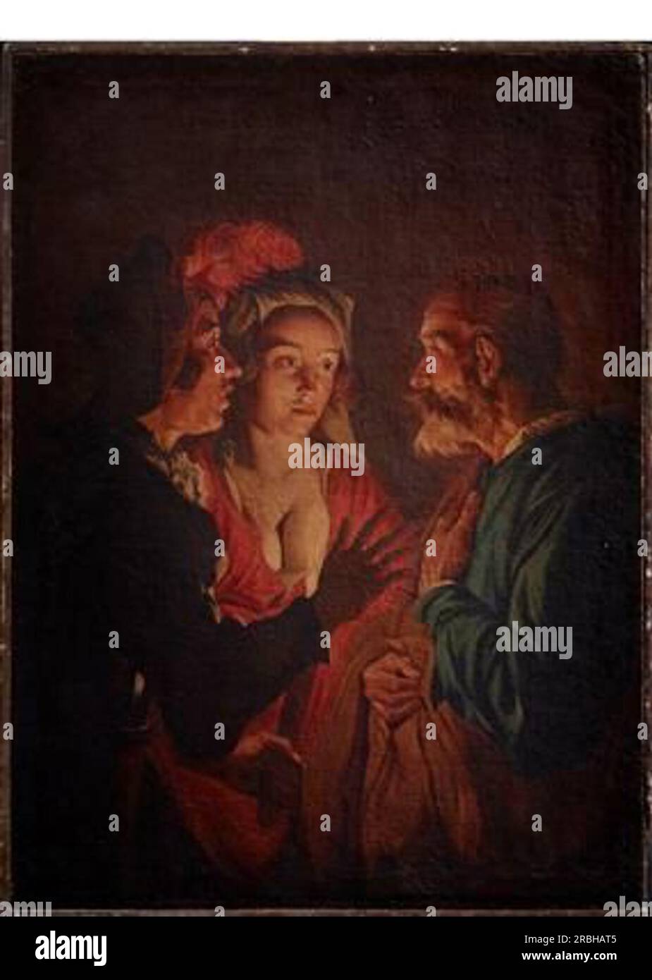 The Denial of Saint Peter by Matthias Stom Stock Photo - Alamy