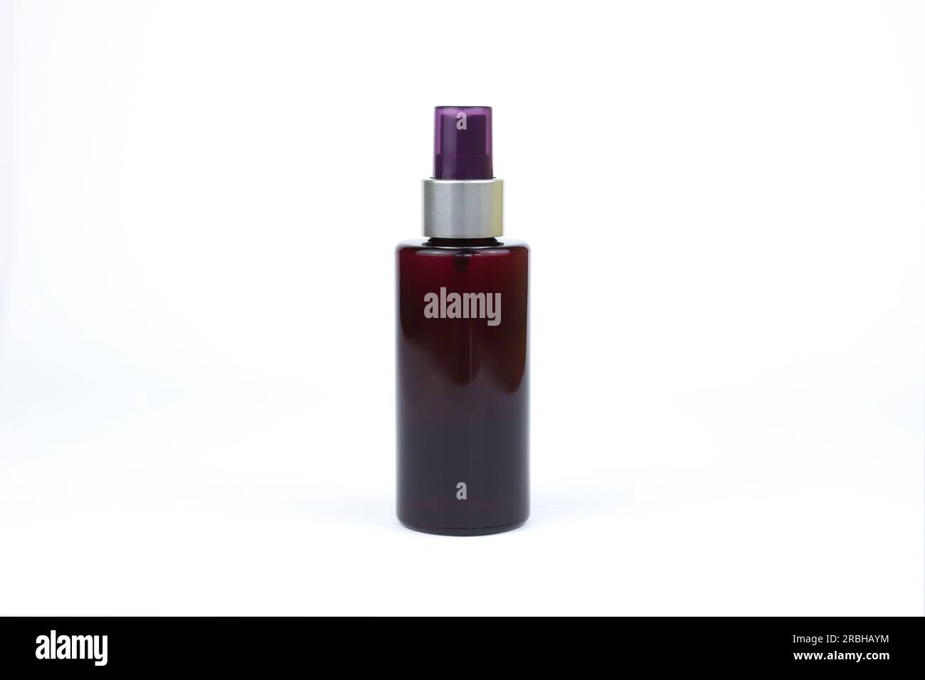 Unbranded brown cosmetic spray bottle isolated on white background ...