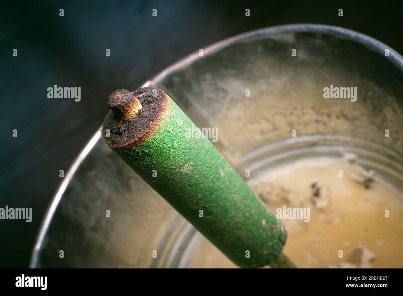 Outdoor mosquito repellent. Insecticide sticks from midges of green ...
