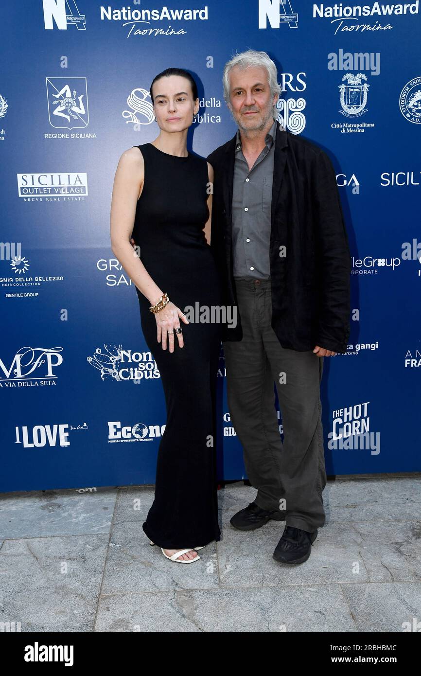 Taormina, Italy. 09th July, 2023. Taormina : Ancient Theater . Nations ...