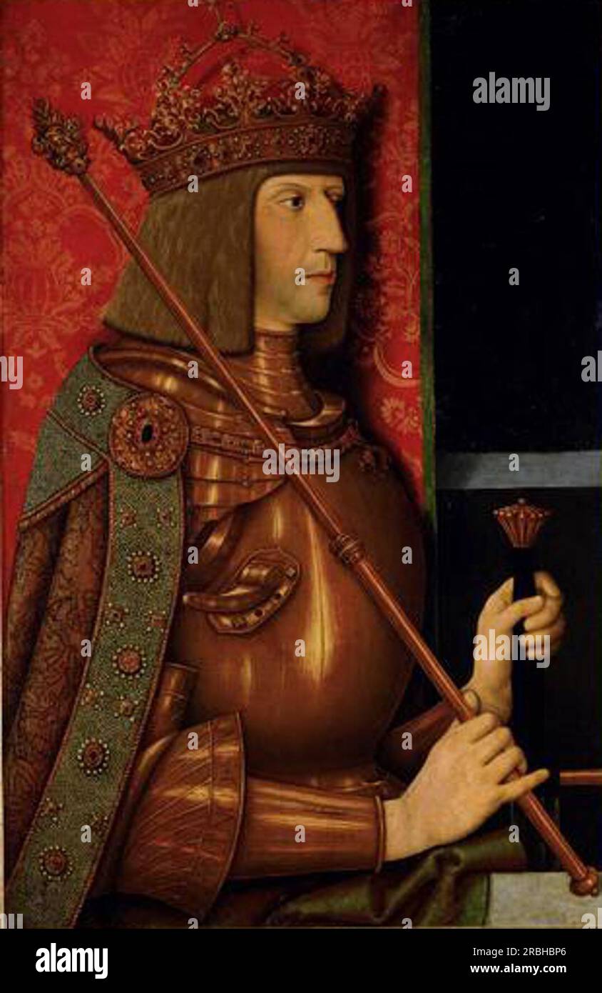 Emperor Maximilian I (1459-1519) 1508 by Bernhard Strigel Stock Photo ...