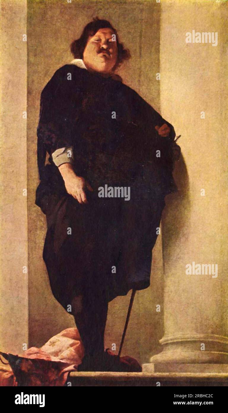 Portrait of a fat gentleman by Bernardo Strozzi Stock Photo - Alamy