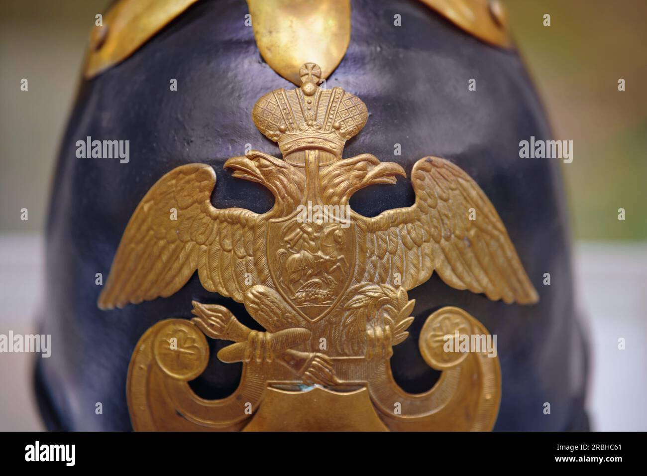 Russian helmet from the niforms of soldiers of the middle of the 19th ...