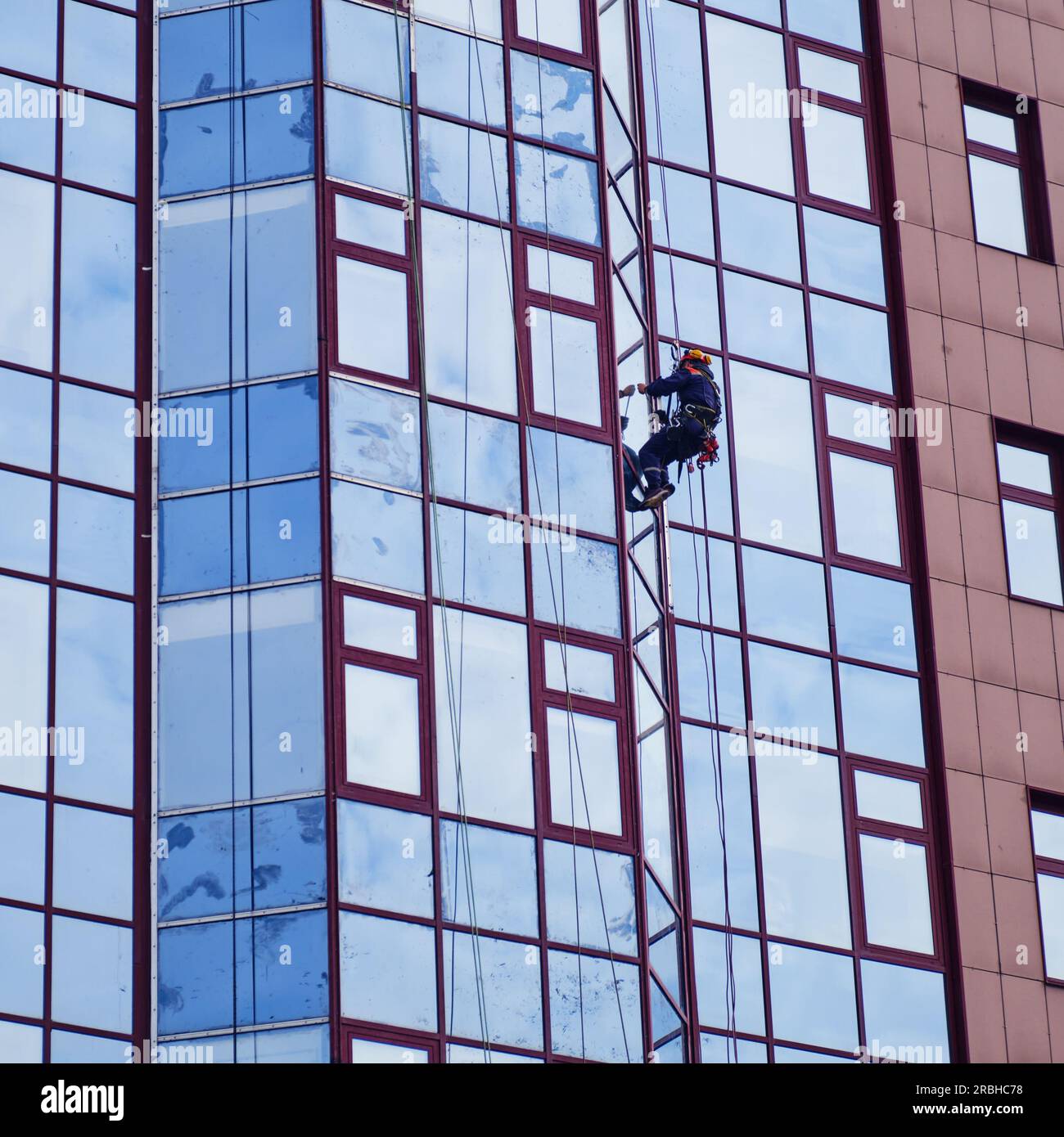 Cleaning the windows of a skyscraper is a risky job that requires ...