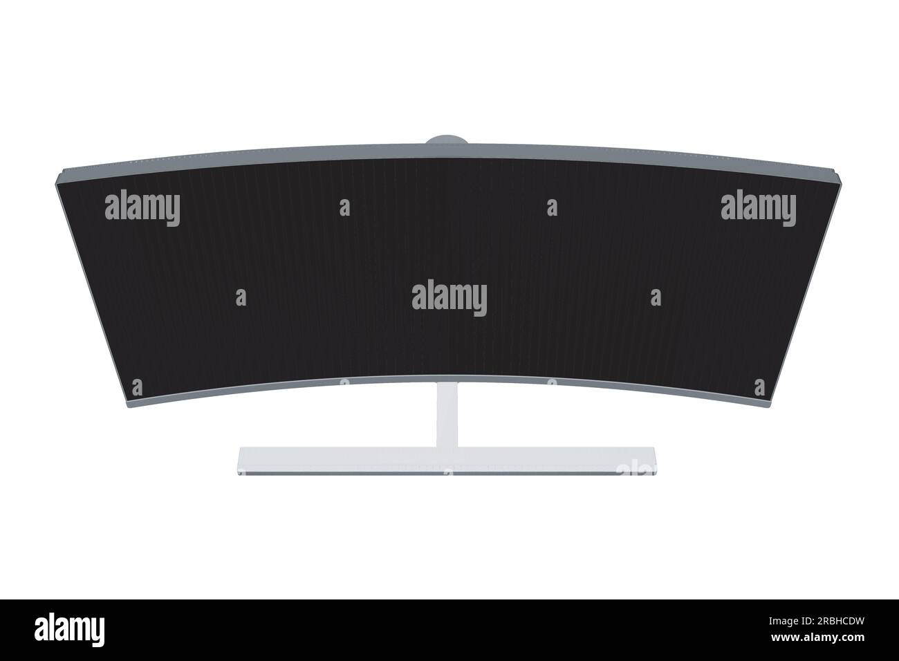 Polygonal of modern thin frame display computer monitor vector ...