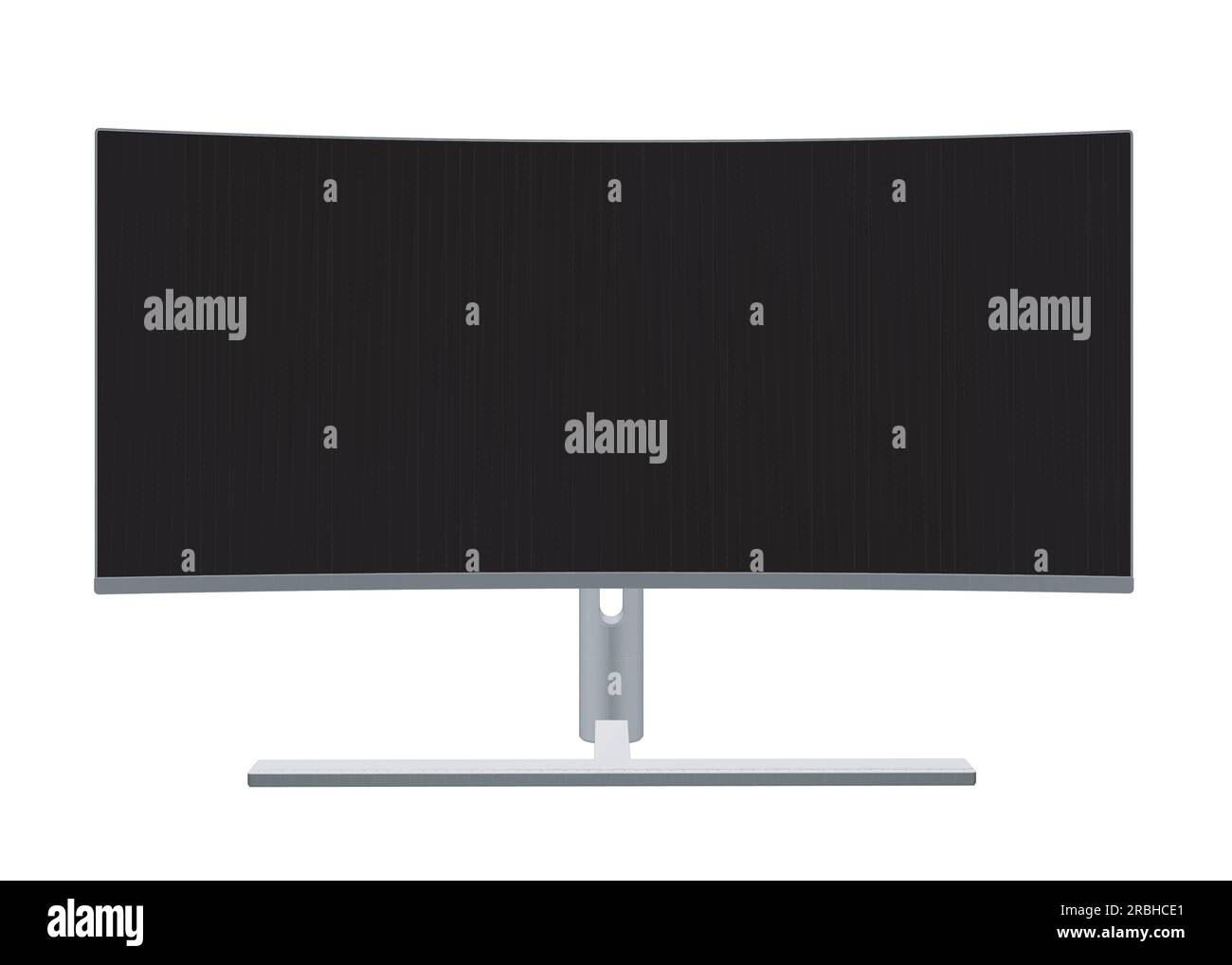 Polygonal of modern thin frame display computer monitor vector ...