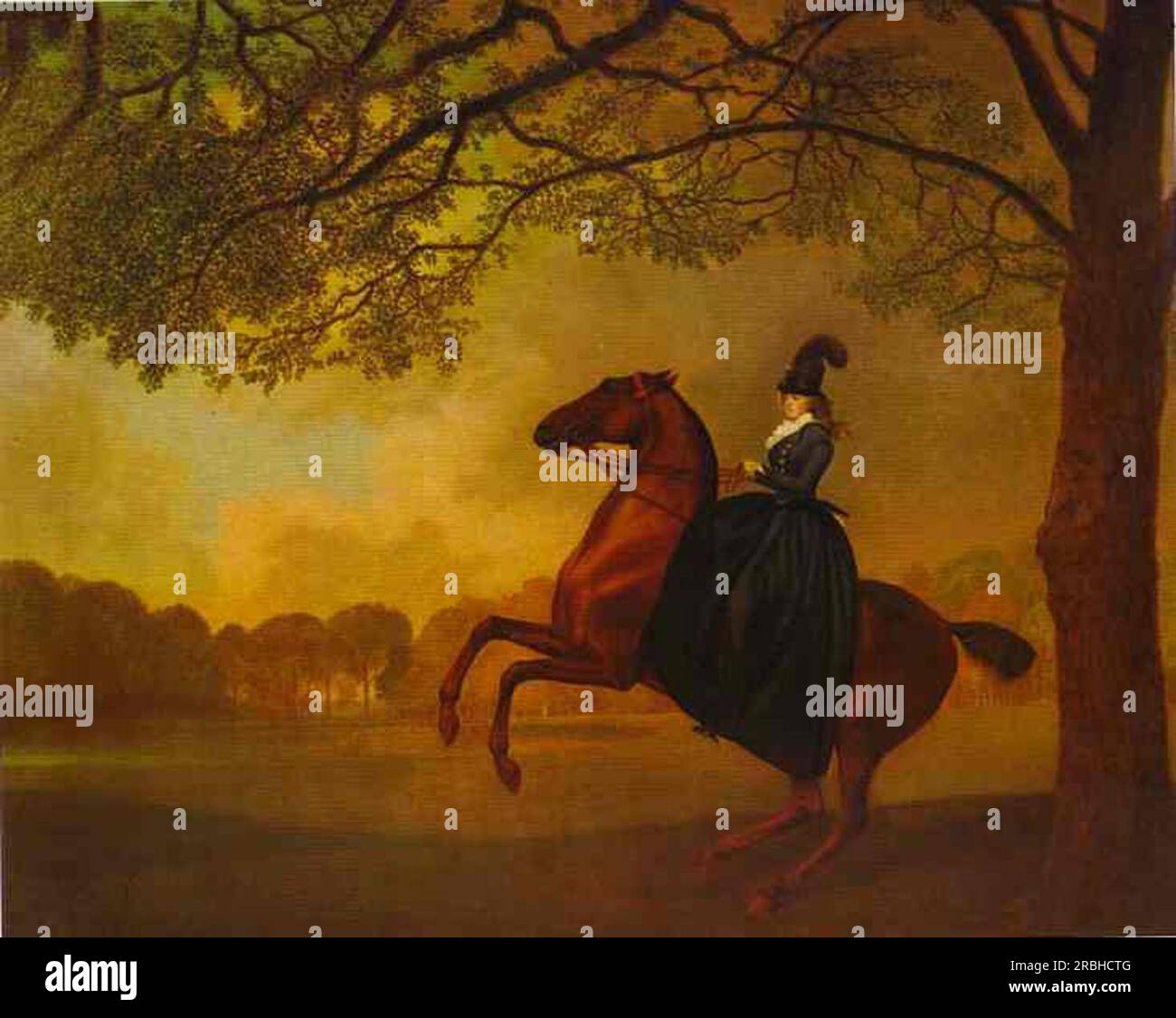 Laetitia, Lady Lade 1793 by George Stubbs Stock Photo - Alamy