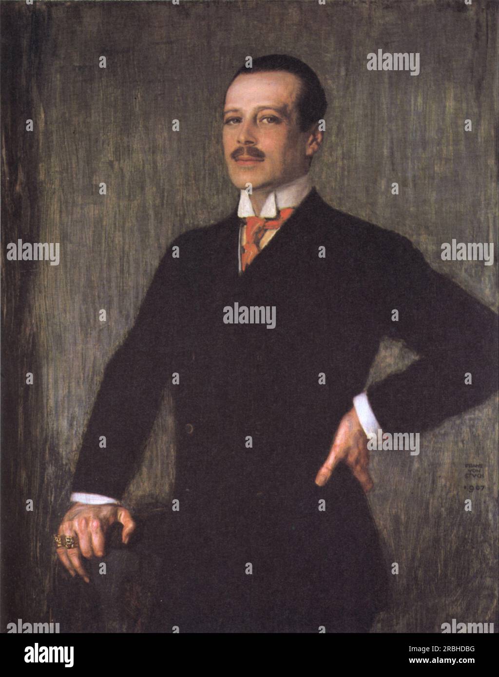 Grand Duke Ernst Ludwig 1907 by Franz Stuck Stock Photo - Alamy