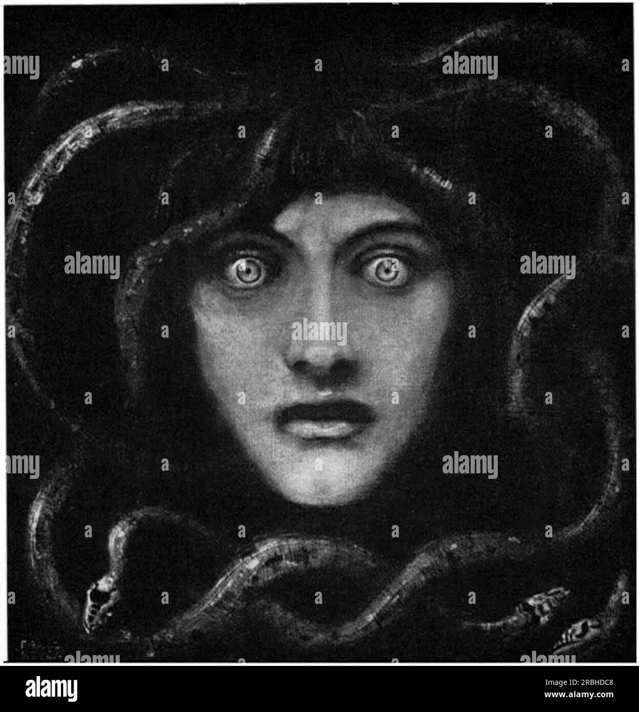 Medusa art Black and White Stock Photos & Images - Alamy