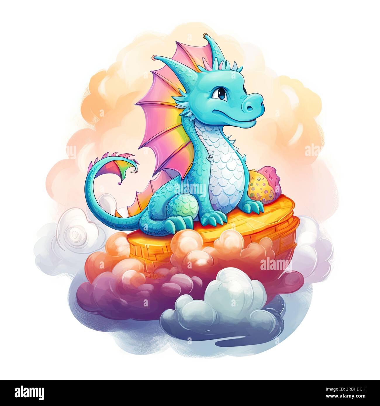Dragon coloring pages hi-res stock photography and images - Alamy