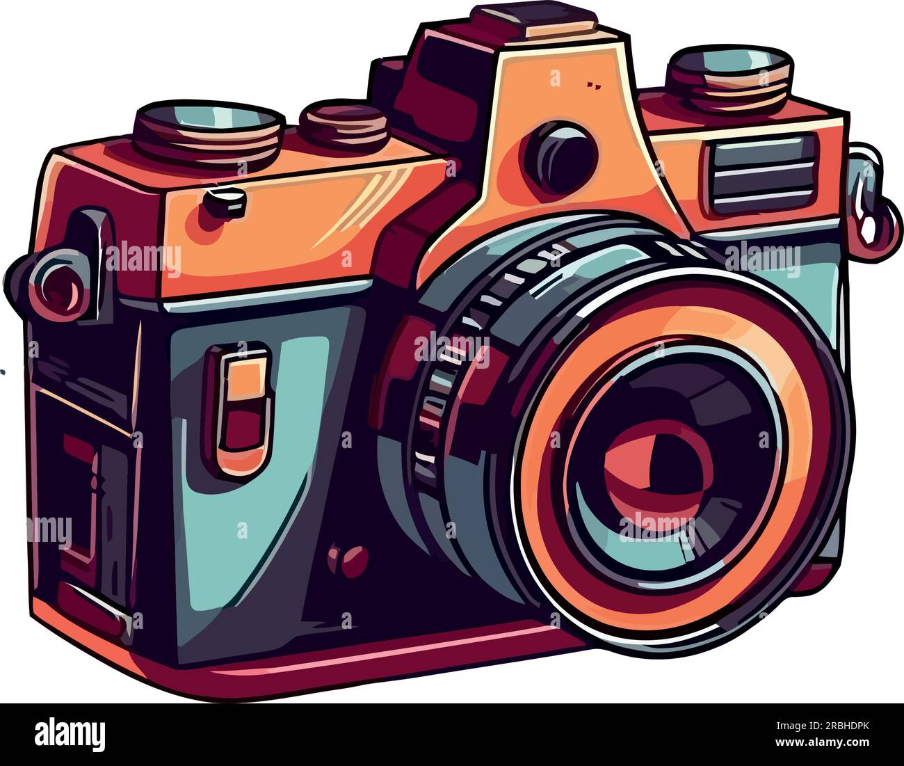 Old fashioned optical instrument Stock Vector Images - Alamy