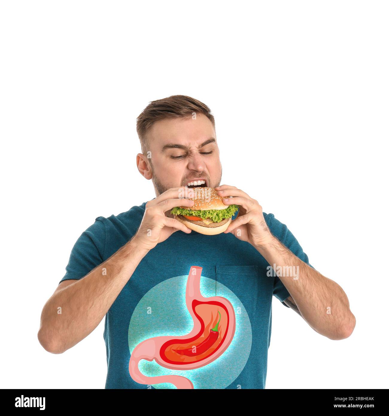 Improper nutrition can lead to heartburn or other gastrointestinal ...