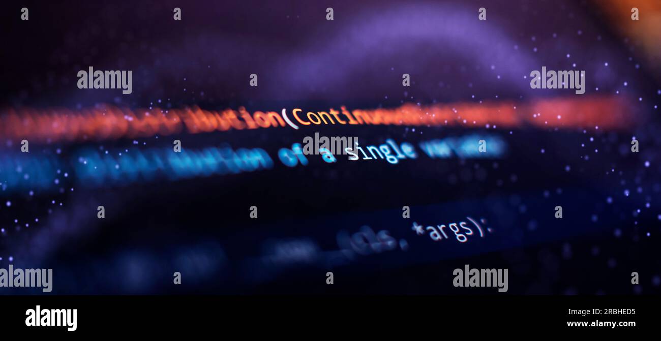 Programmer developer screen. Desktop PC monitor photo. IT Stock Photo ...