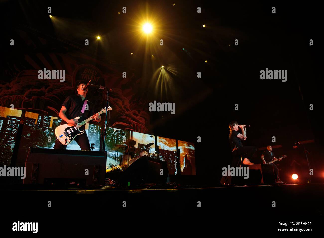 Canadian punk band Billy Talent performs on stage Stock Photo - Alamy