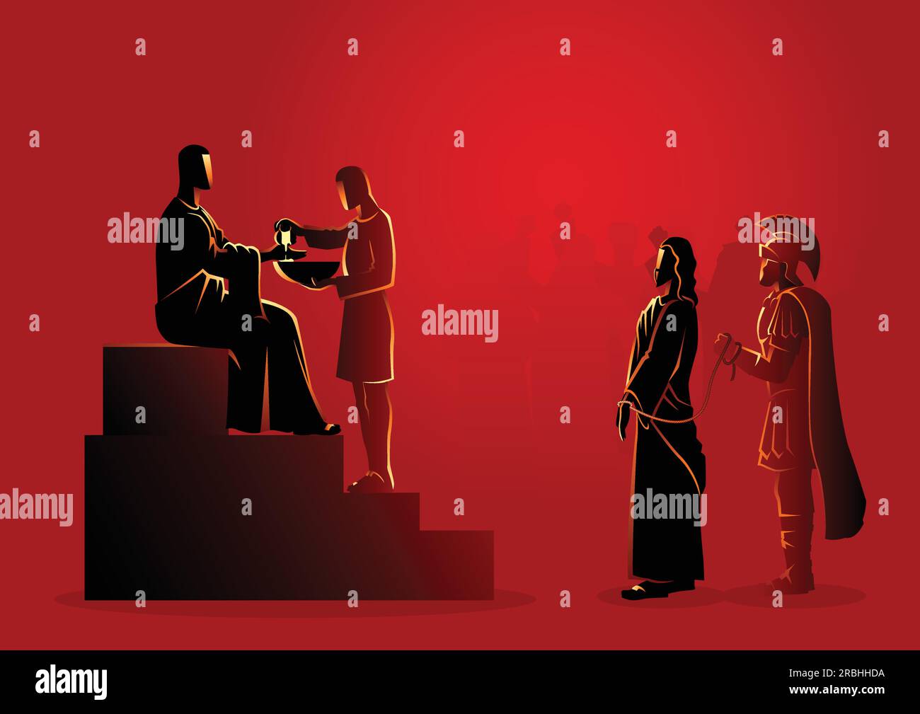 Jesus condemned death Stock Vector Images - Alamy