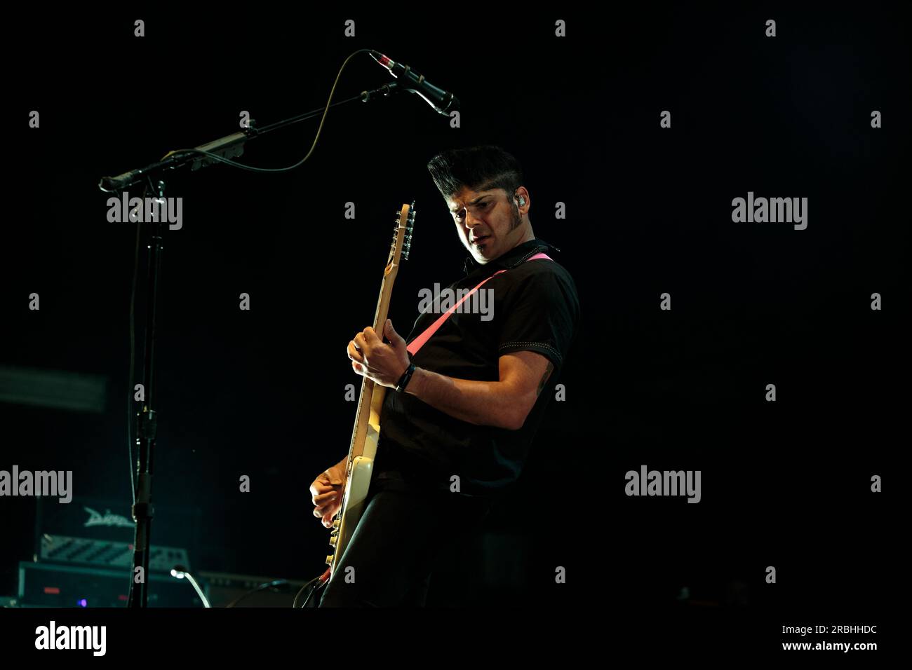 Guitarist Ian D'Sa of Canadian punk rock band Billy Talent performs on ...