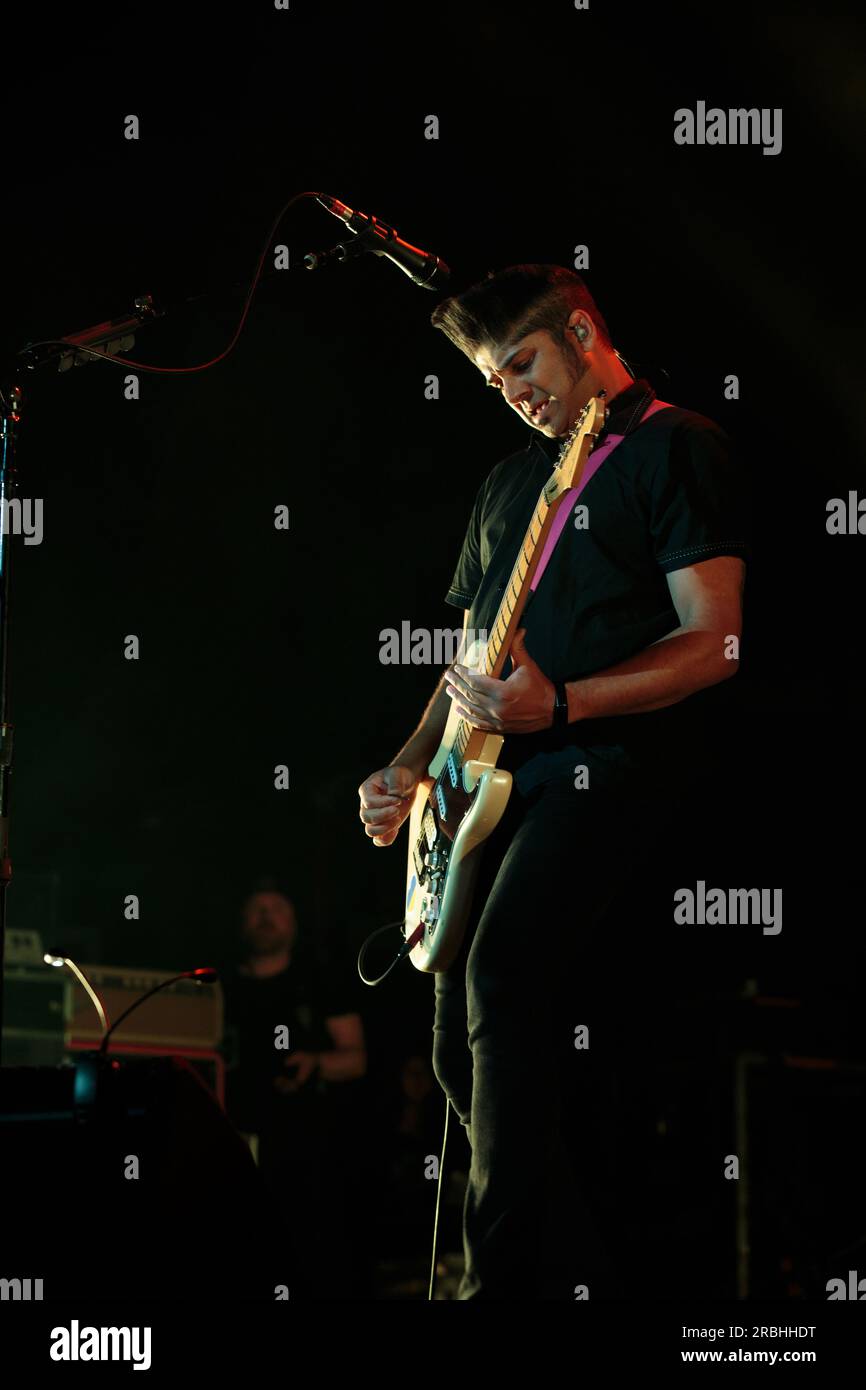 Guitarist Ian D'Sa of Canadian punk rock band Billy Talent performs on ...