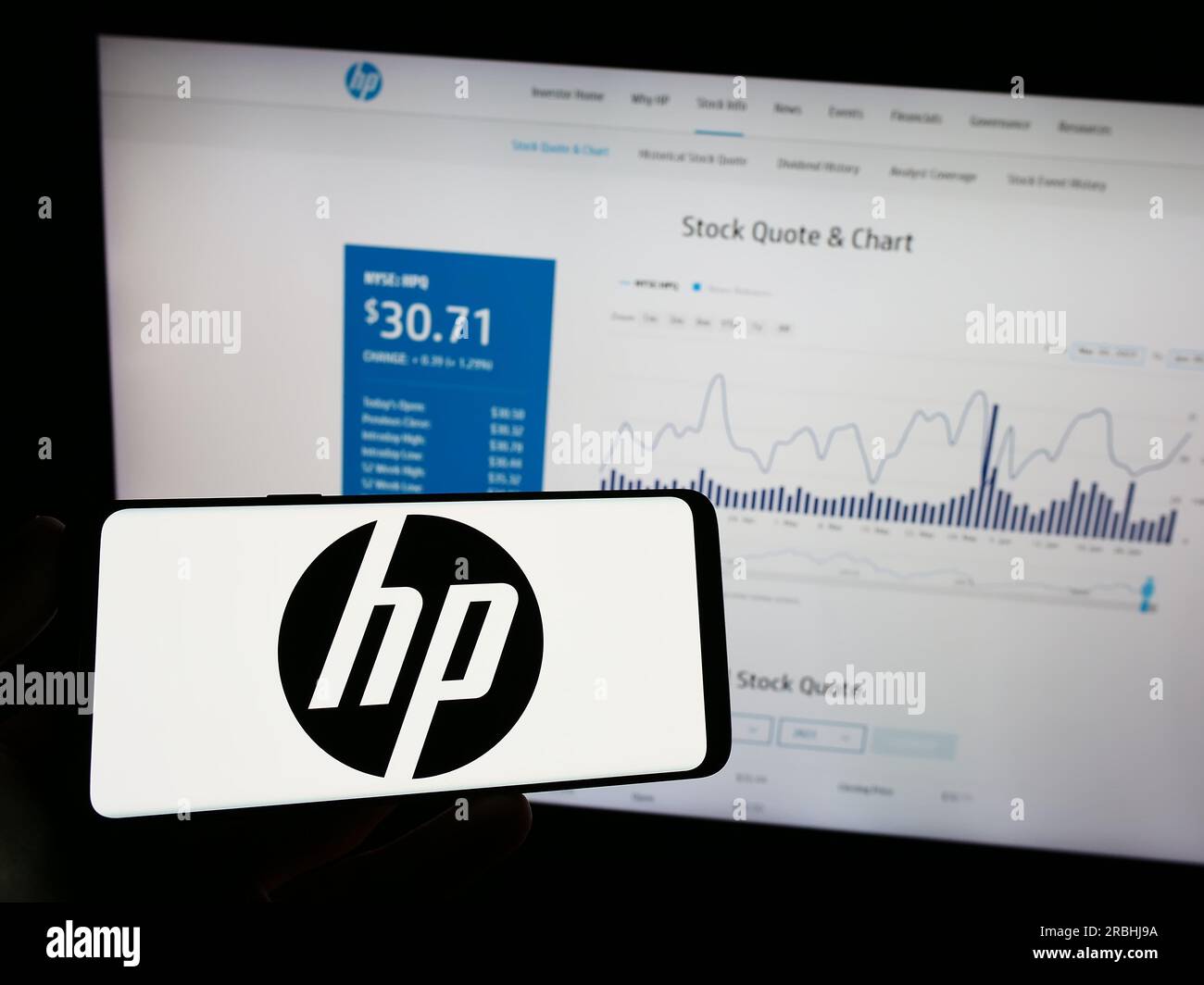 Hpq logo hi-res stock photography and images - Alamy