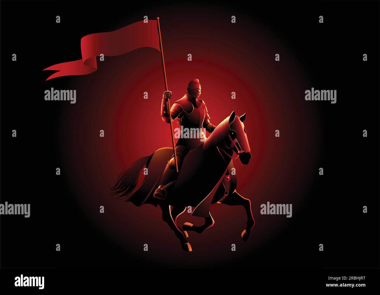 Horse messenger Stock Vector Images - Alamy