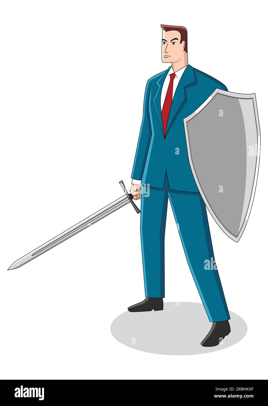 Medieval businessman cartoon Stock Vector Images - Alamy