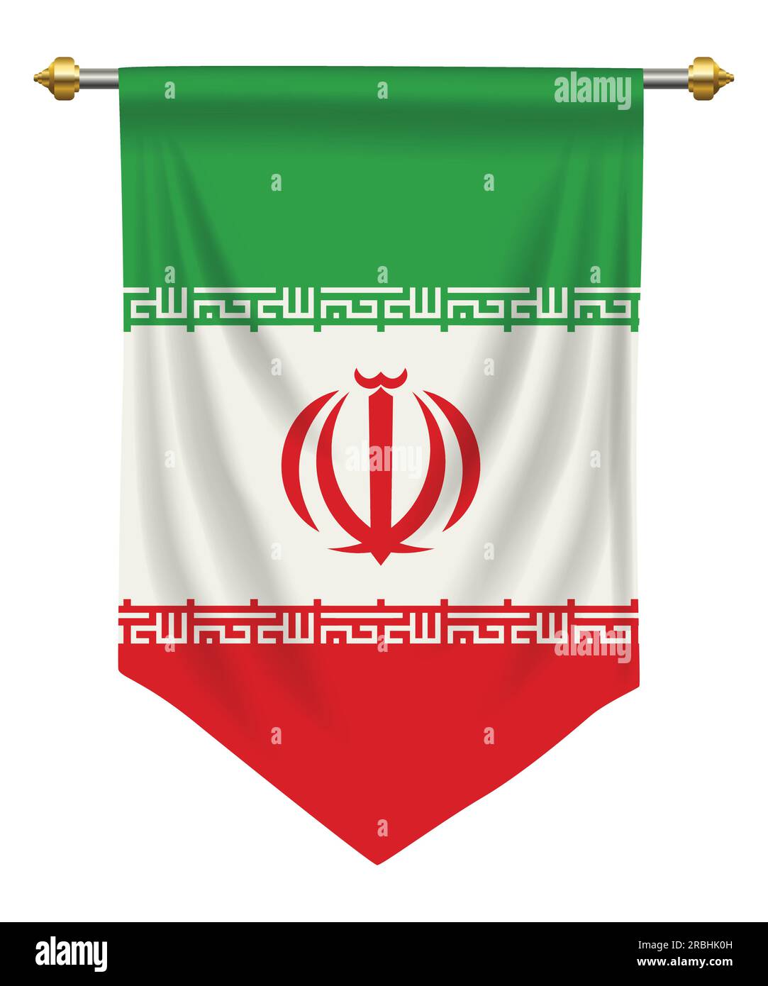 Iran flag iran coat arms hi-res stock photography and images - Alamy