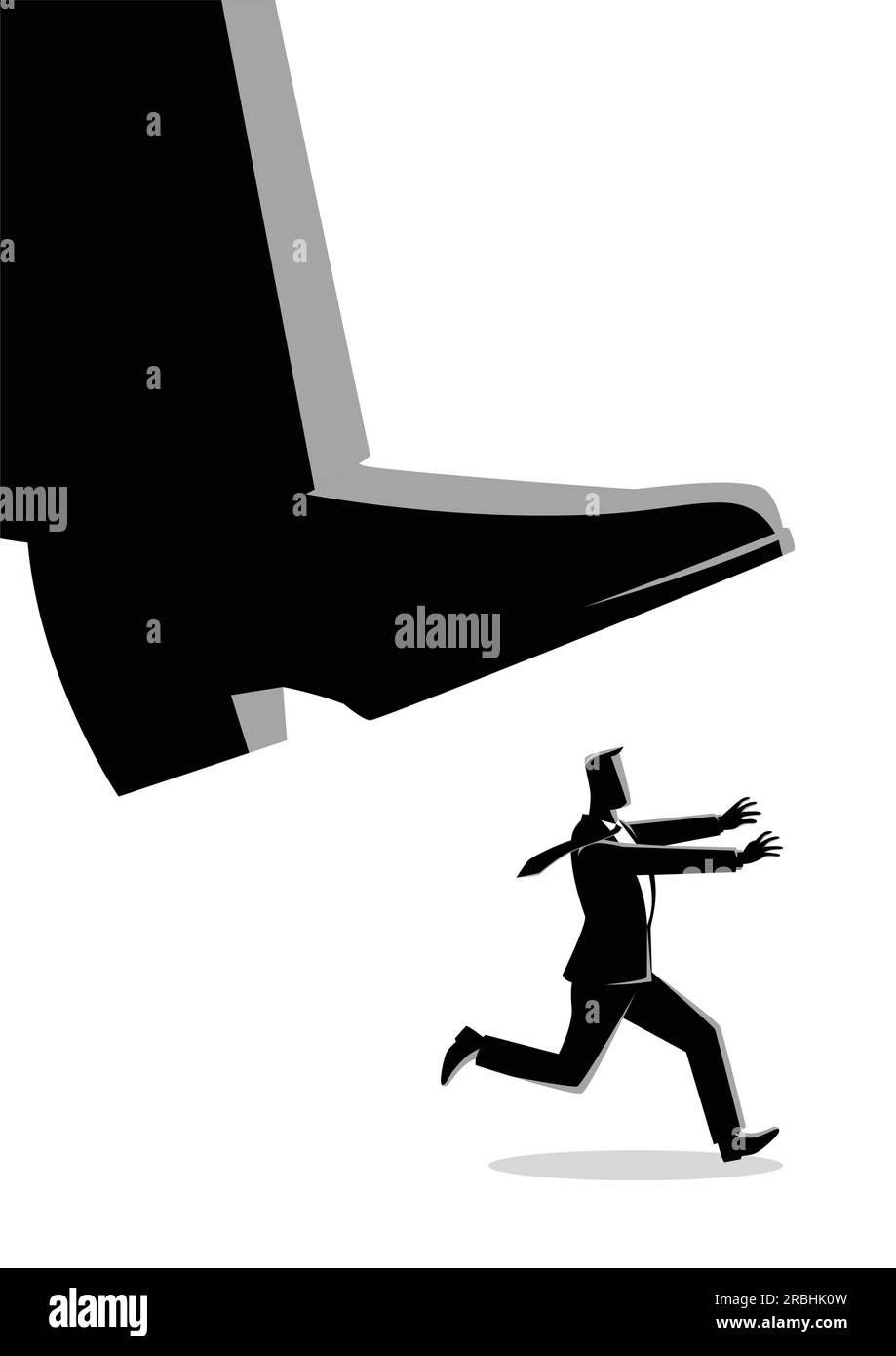 Giant foot Stock Vector Images - Alamy