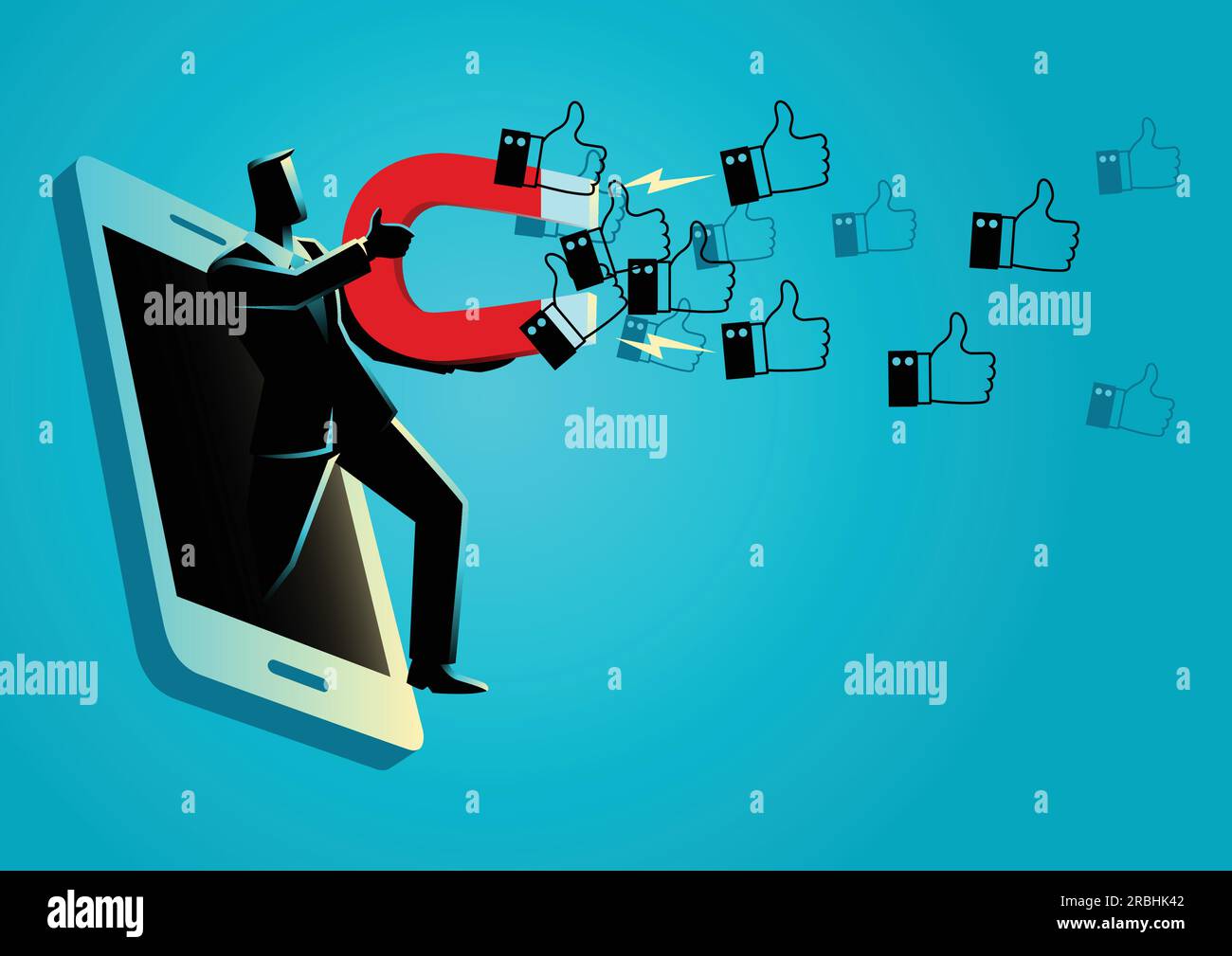 Magnet media Stock Vector Images - Alamy