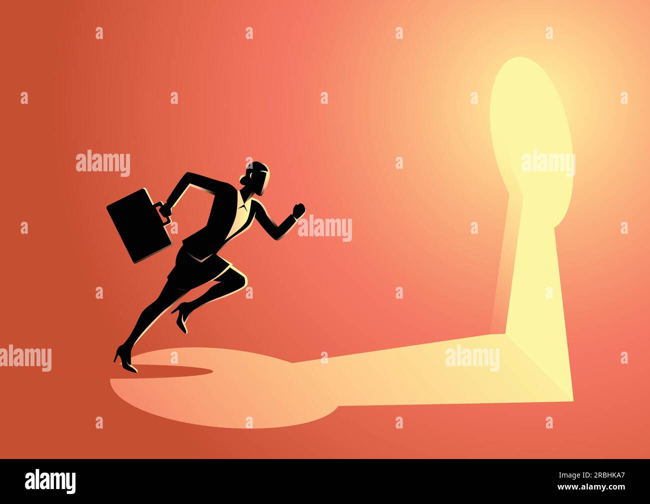 Determination metaphor Stock Vector Images - Alamy