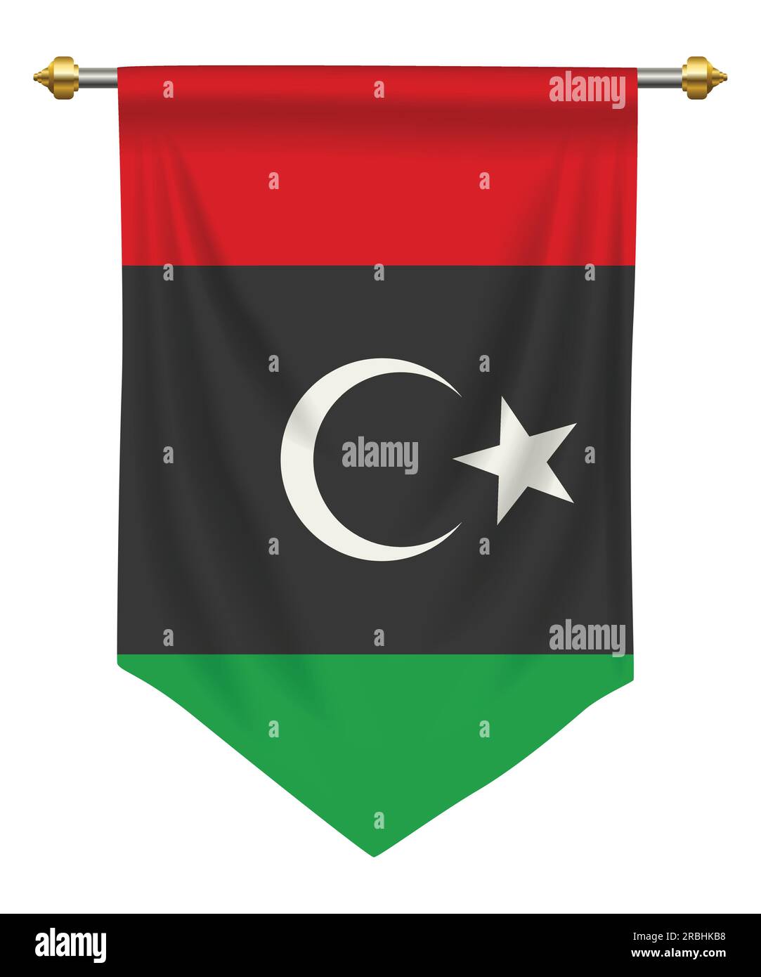 Libyan flag Stock Vector Images - Alamy