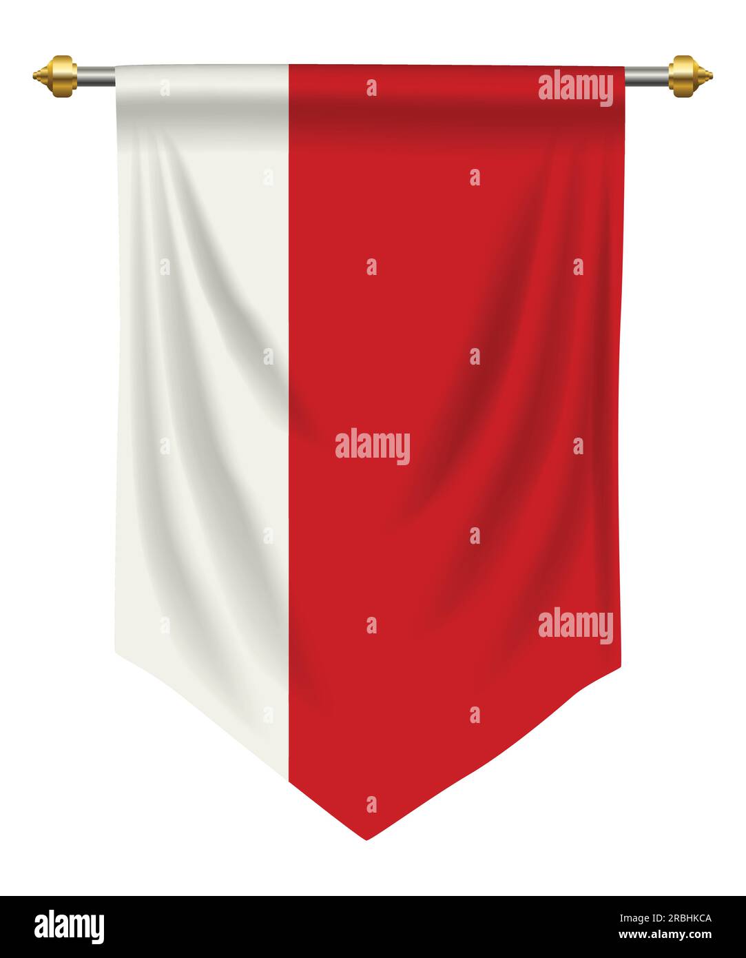 Ajman and Dubai flag or pennant isolated on white Stock Vector Image ...