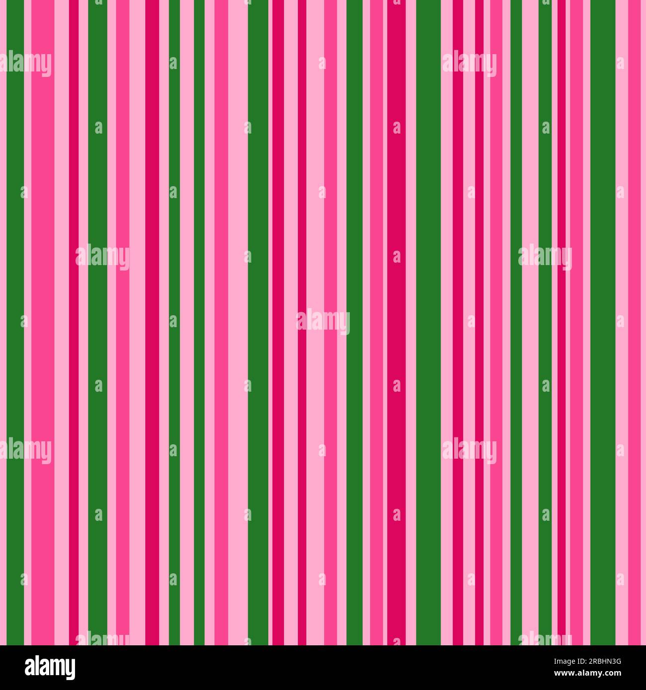 Hand drawn seamless pattern of vertical bright pink green stripes ...