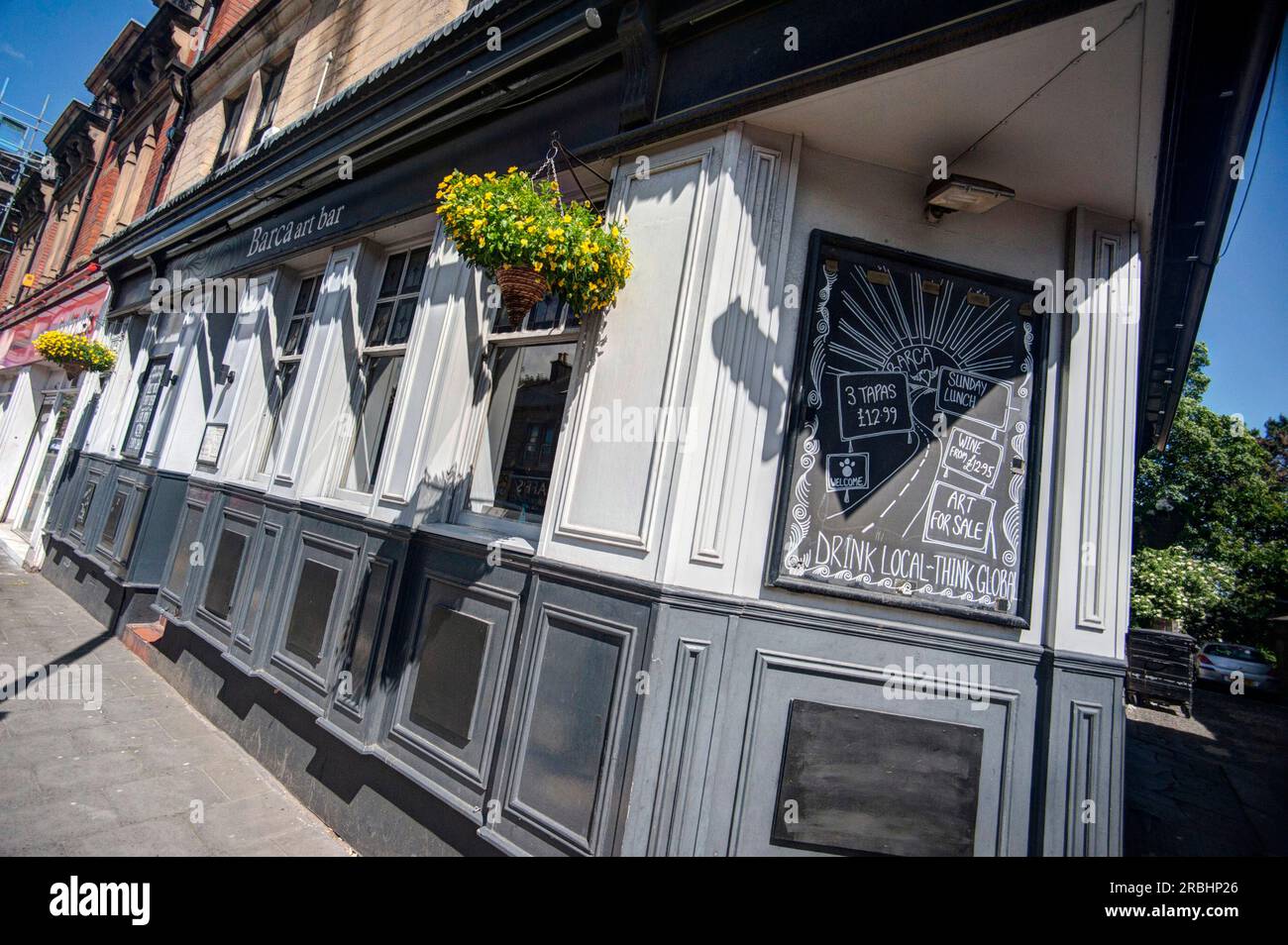 Barca Art Bar, Gosforth, Tyne and Wear Stock Photo - Alamy