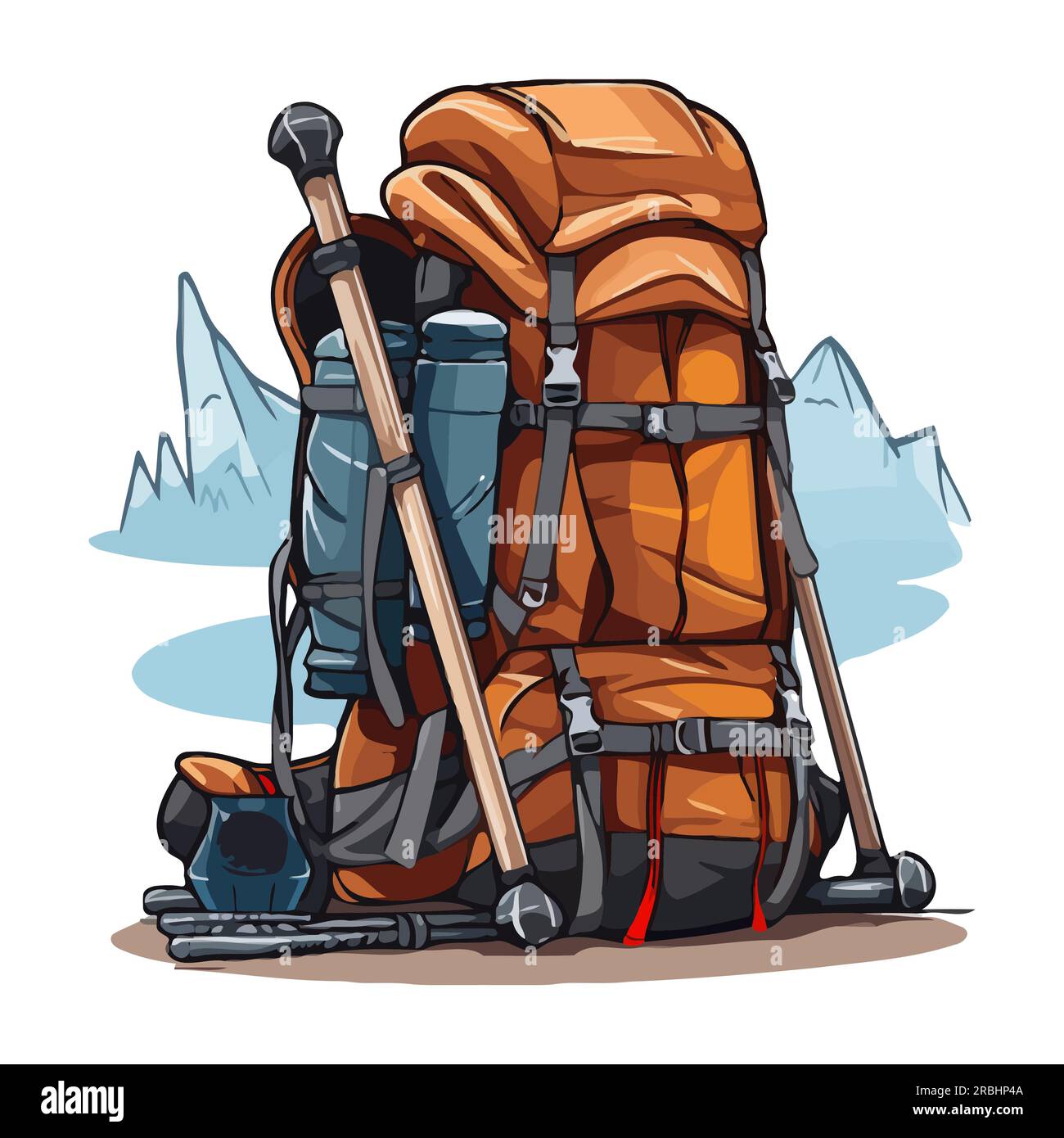 Cute Hiker Clipart