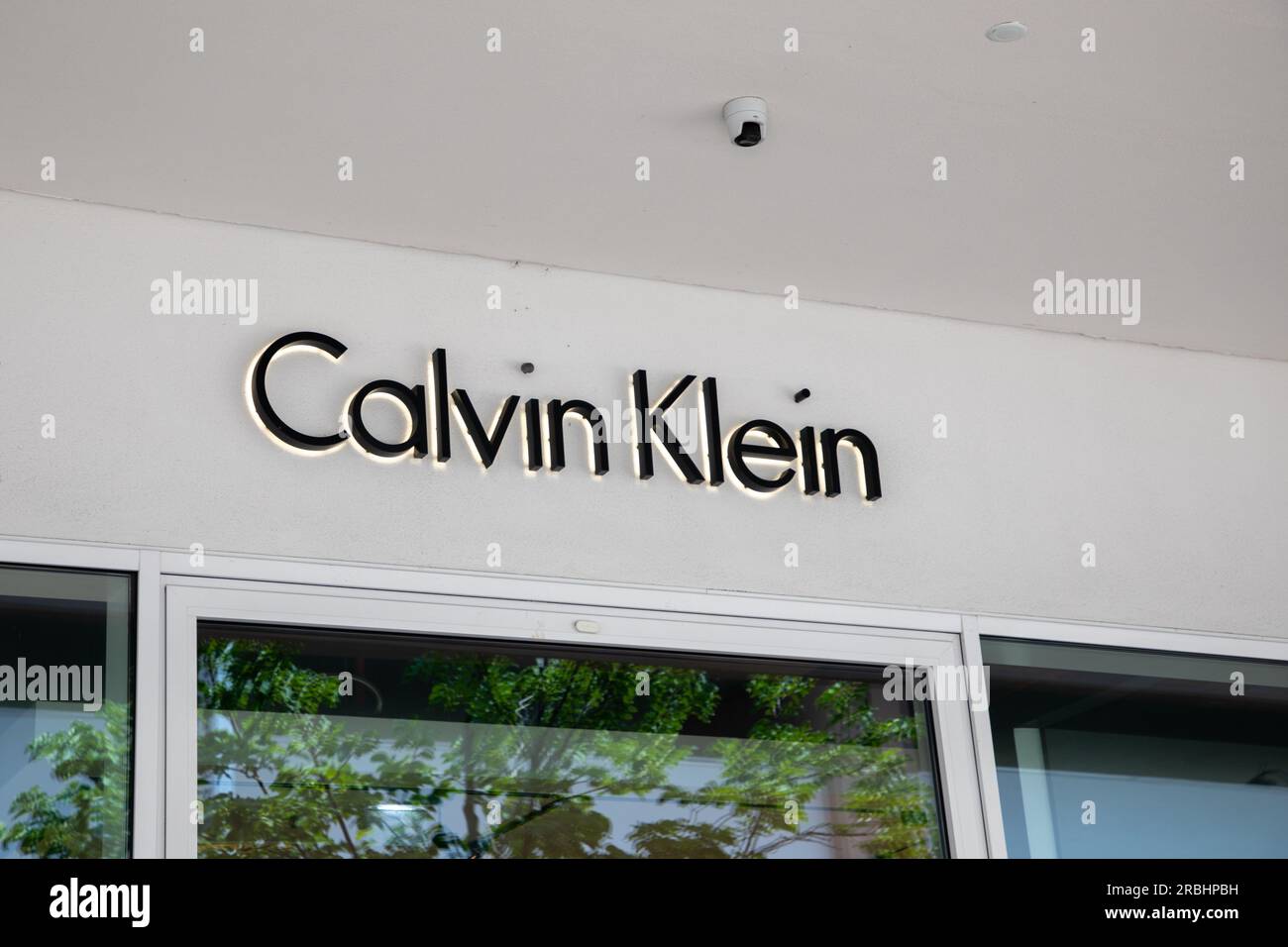 Bordeaux , France - 06 27 2023 : calvin klein facade sign logo brand ...