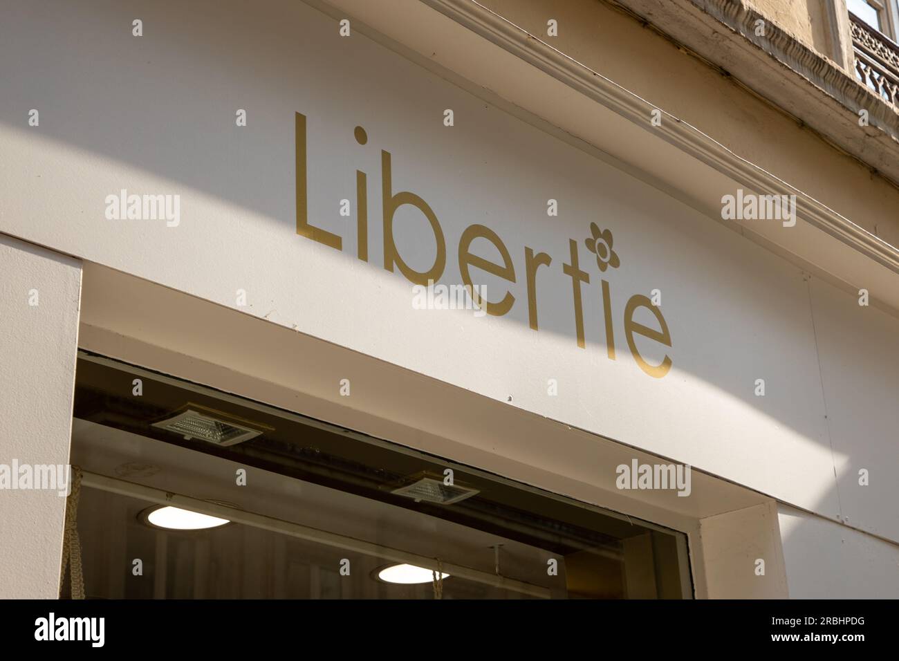 Bordeaux , France - 06 27 2023 : libertie facade sign logo brand and ...