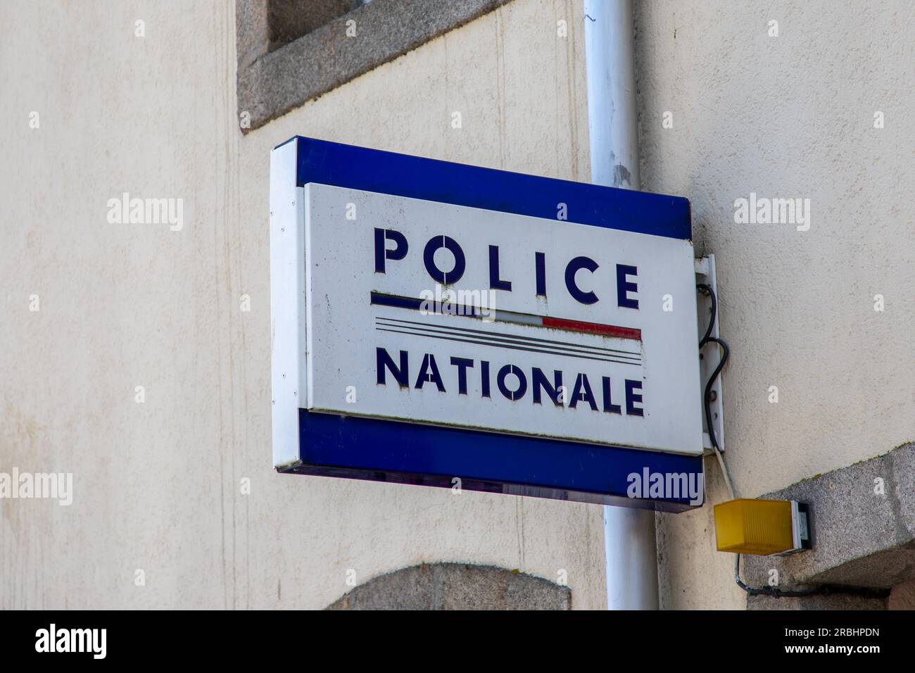Bordeaux , France - 07 01 2023 : police nationale sign text and logo ...