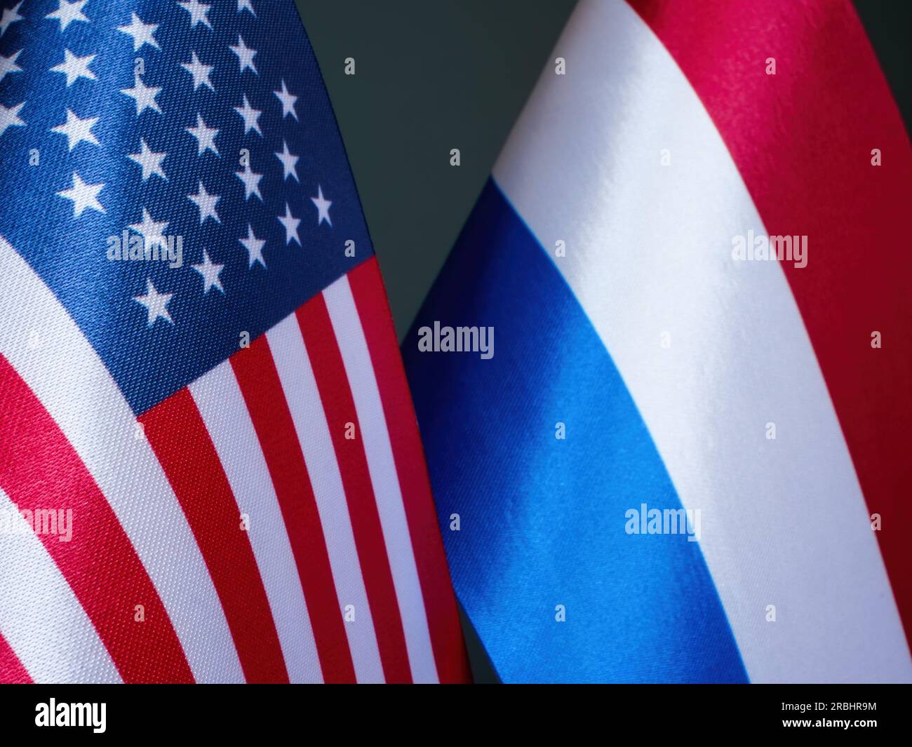 Close-up of the flags of the USA and the Netherlands Stock Photo - Alamy