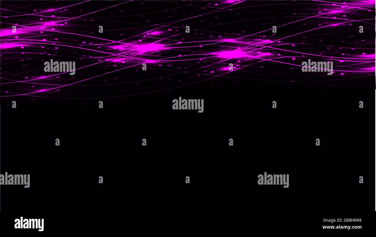 Purple transparent abstract shiny magical cosmic magical energy lines ...