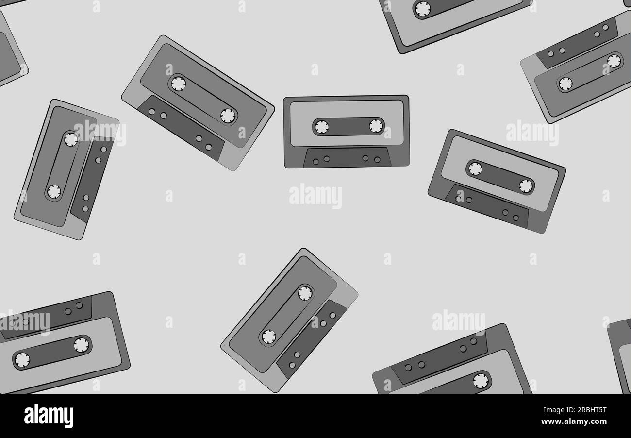 Texture seamless pattern of old vintage retro hipster antique black-and ...