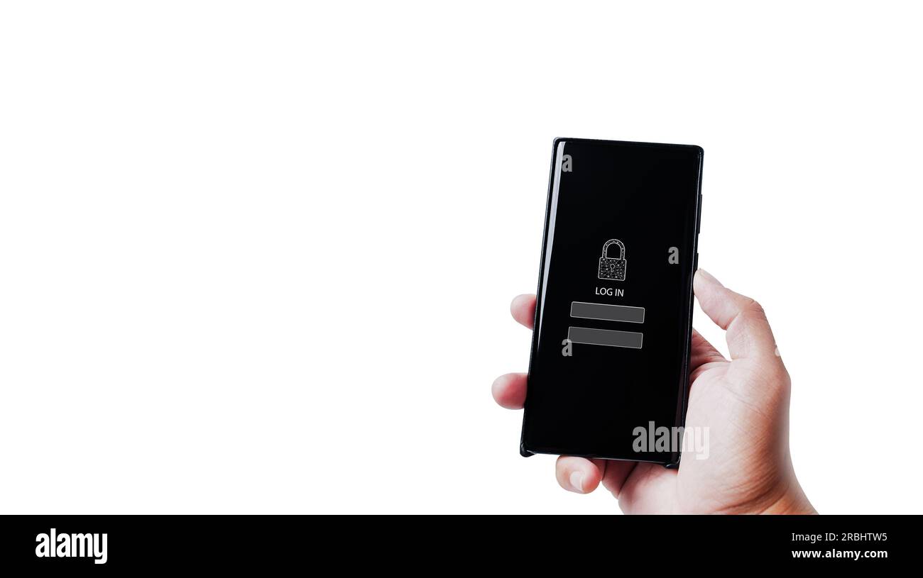 Hand authentication digital technology Cut Out Stock Images & Pictures ...