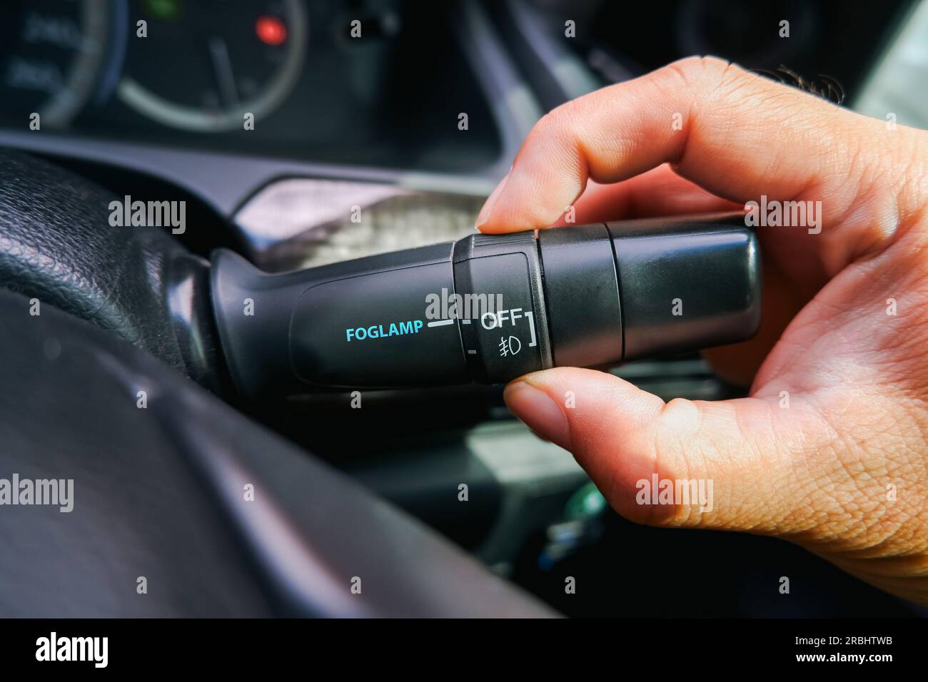 Driver turns on turn signal hi-res stock photography and images - Alamy