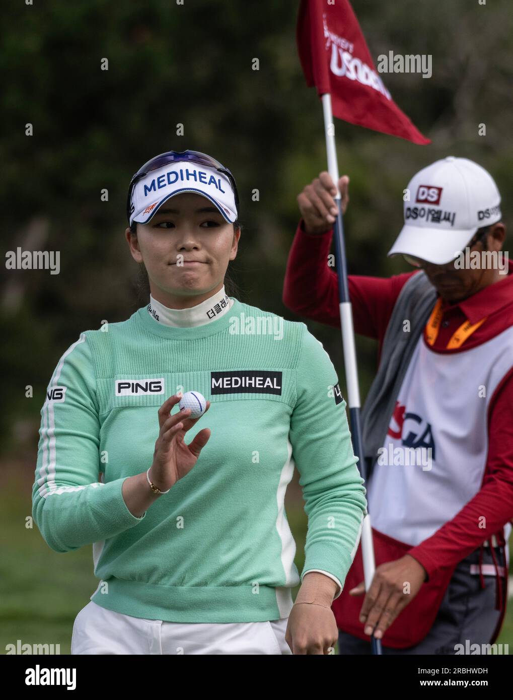 Pebble Beach, United States. 09th July, 2023. DaYeon Lee of the ...