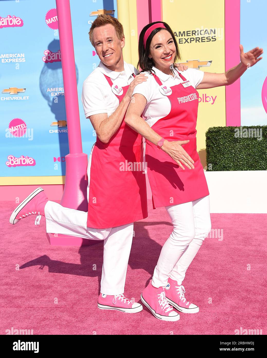 Los Angeles, USA. 09th July, 2023. Jim Cashman and Stephanie Courtney ...