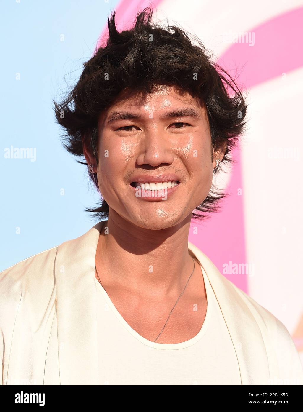 Patrick Ta arriving at Warner Bros. Picture’s “Barbie” world premiere ...