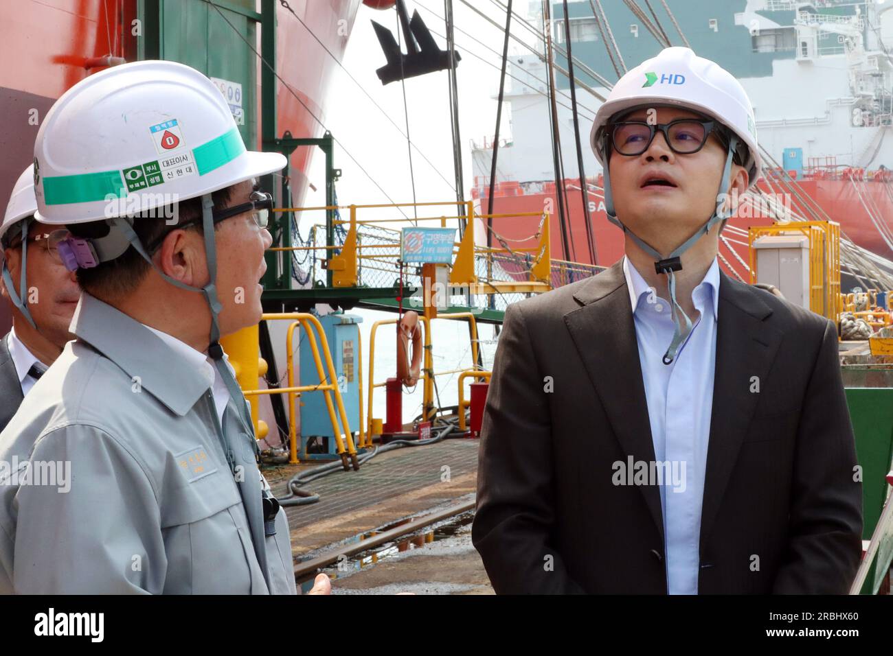 10th July, 2023. Justice minister visits shipbuilder Justice Minister ...