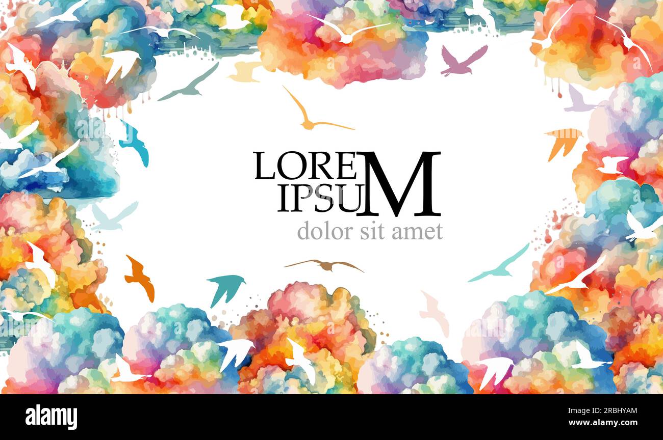 White swallow poster Stock Vector Images - Alamy